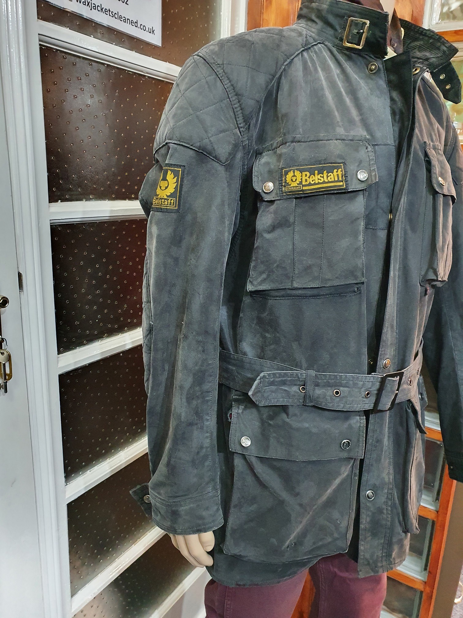 Belstaff Trialmaster Pro Black - XL - Wax Jackets Cleaned